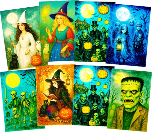 Halloween Collector Cards for Kids – Eagle Historical Society